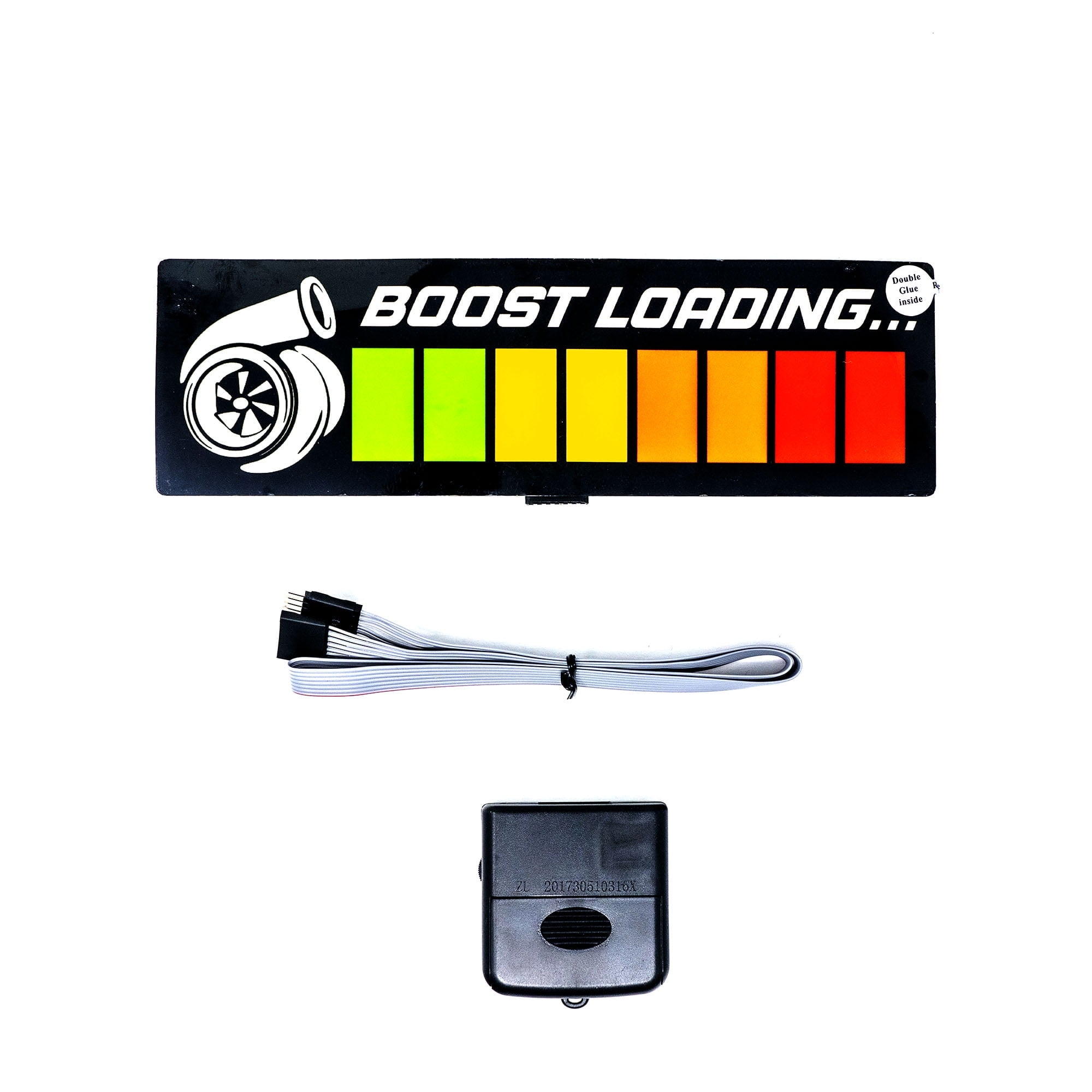 Boost Loading LED Car Sign Sticker – 23x7cm Light-Up Decal, Flashing ...