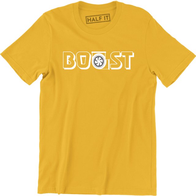 Boost Men's Street Racing Speed Turbo Engine Jdm Boosted T-Shirt ...