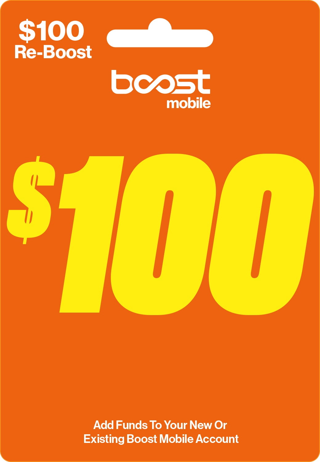 Boost Mobile $100 Direct Top Up - Walmart.com