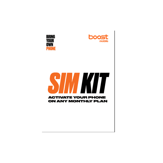 Boost Mobile BYOD SIM Card Starter Kit - Walmart Business Supplies