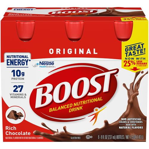 Boost Original Balanced Nutritional Drink, Nutritional Energy With ...