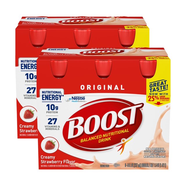 Boost Original Nutritional Energy Balanced Nutritional Drink (6 Count ...