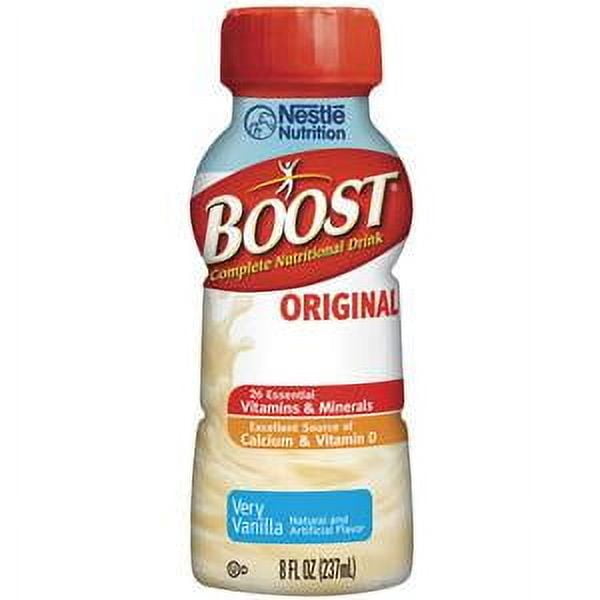 Oral Supplement Boost Original Very Vanilla Flavor 8 oz. Bottle (Case ...