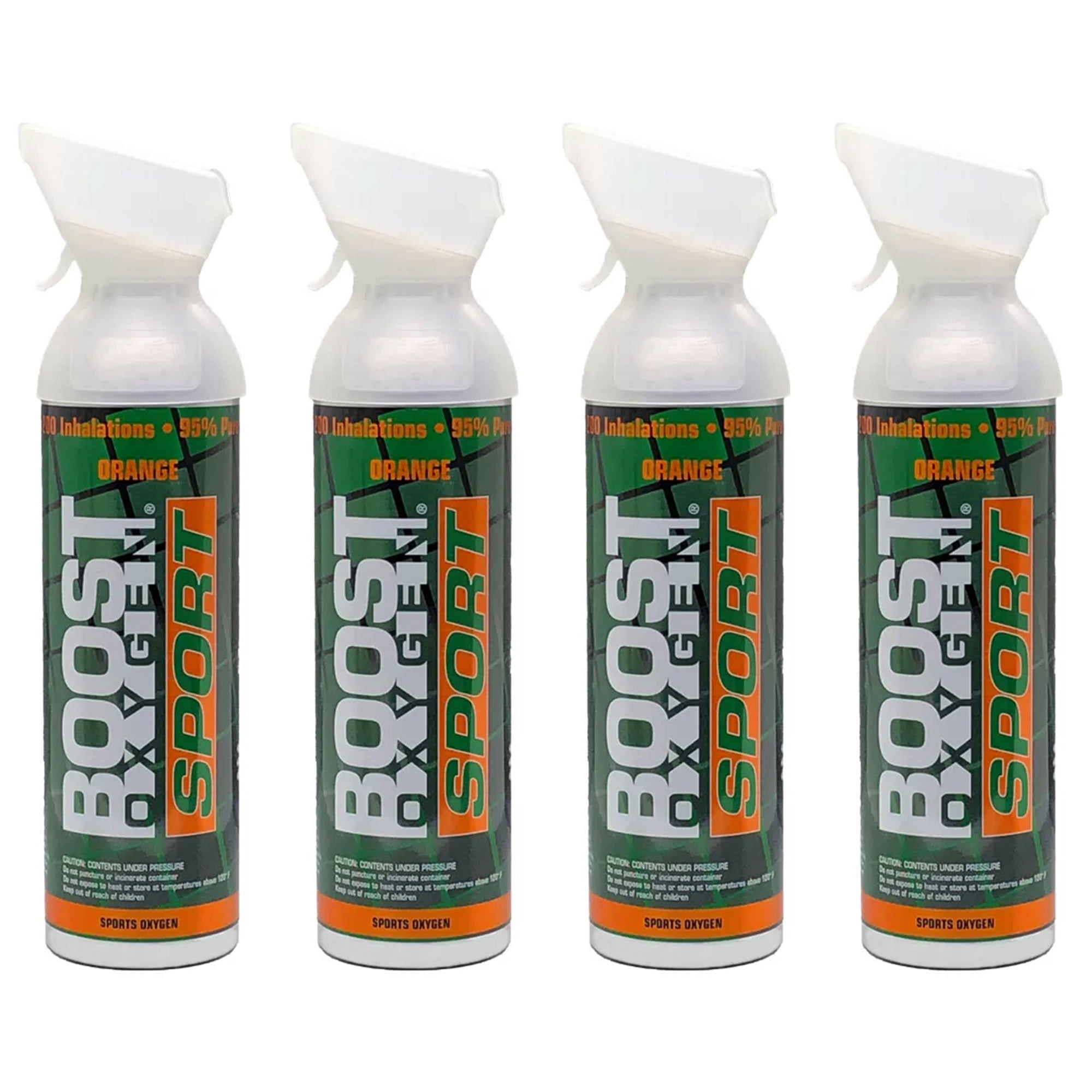 Boost Oxygen Large SPORT Orange Aroma 10 L Canister for Support, (4 ...