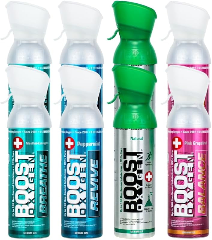 Boost Oxygen 5 Liter Canister for Respiratory Support Includes 2 ...