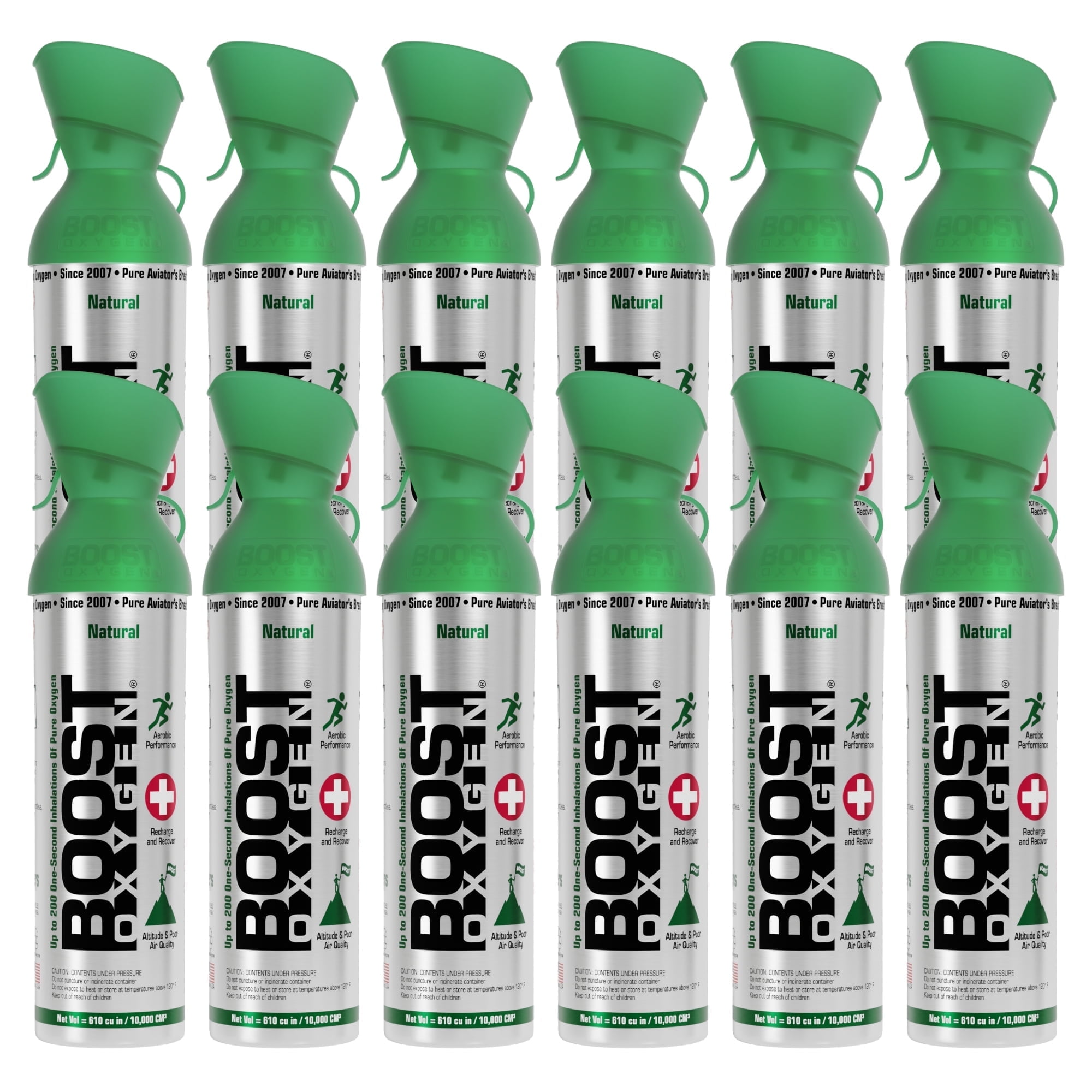 Boost Oxygen 10L Natural Pure Canned Oxygen, Large - Flavorless ...