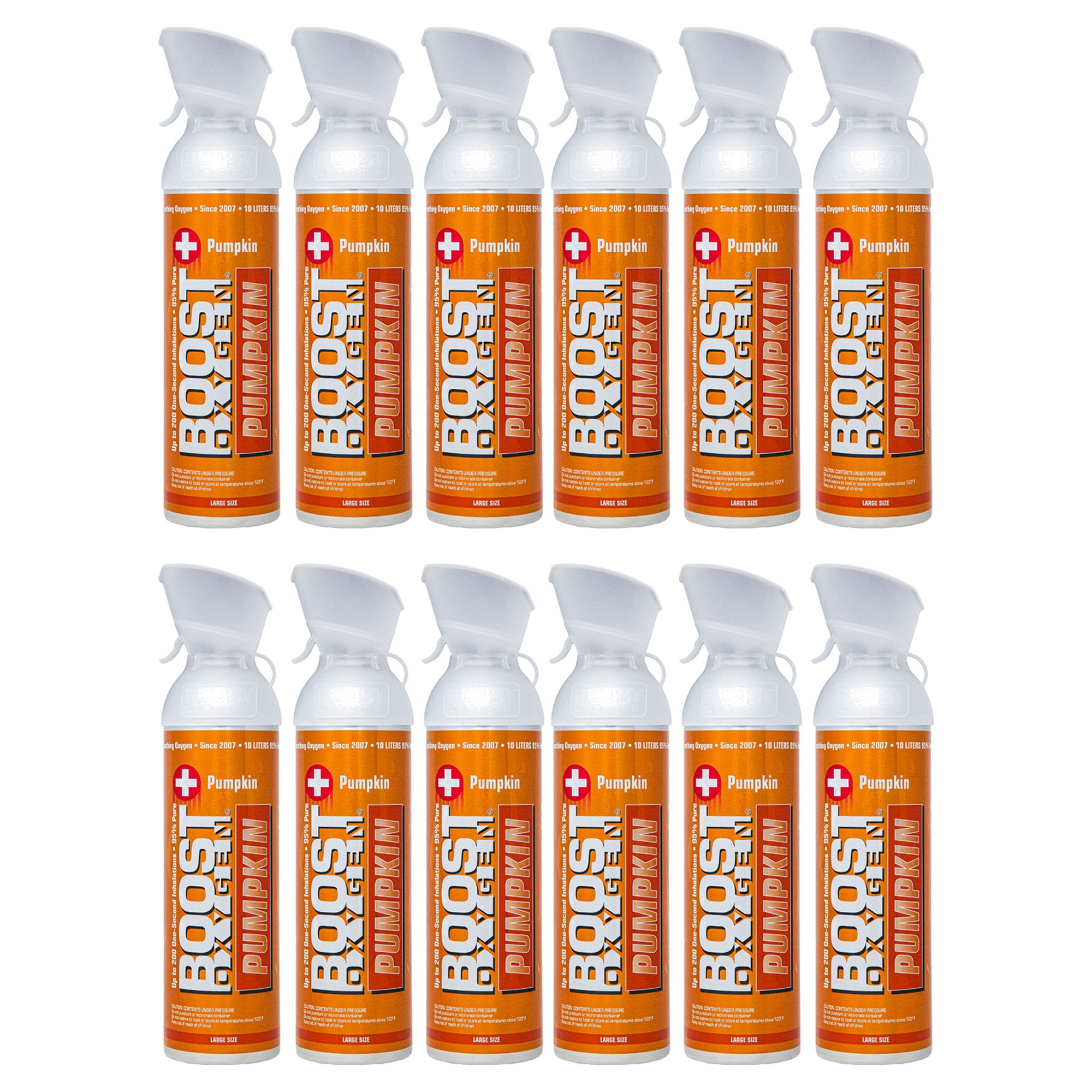 Boost Oxygen Large Pumpkin Spice 10L Canister Respiratory Support, 12 ...