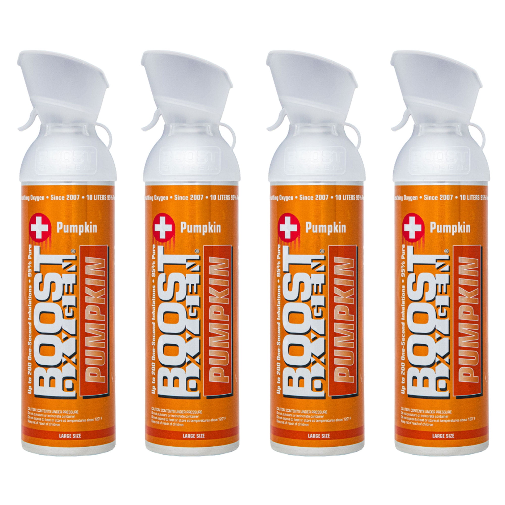 Boost Oxygen Large Pumpkin Spice 10L Canister Respiratory Support, 4 ...
