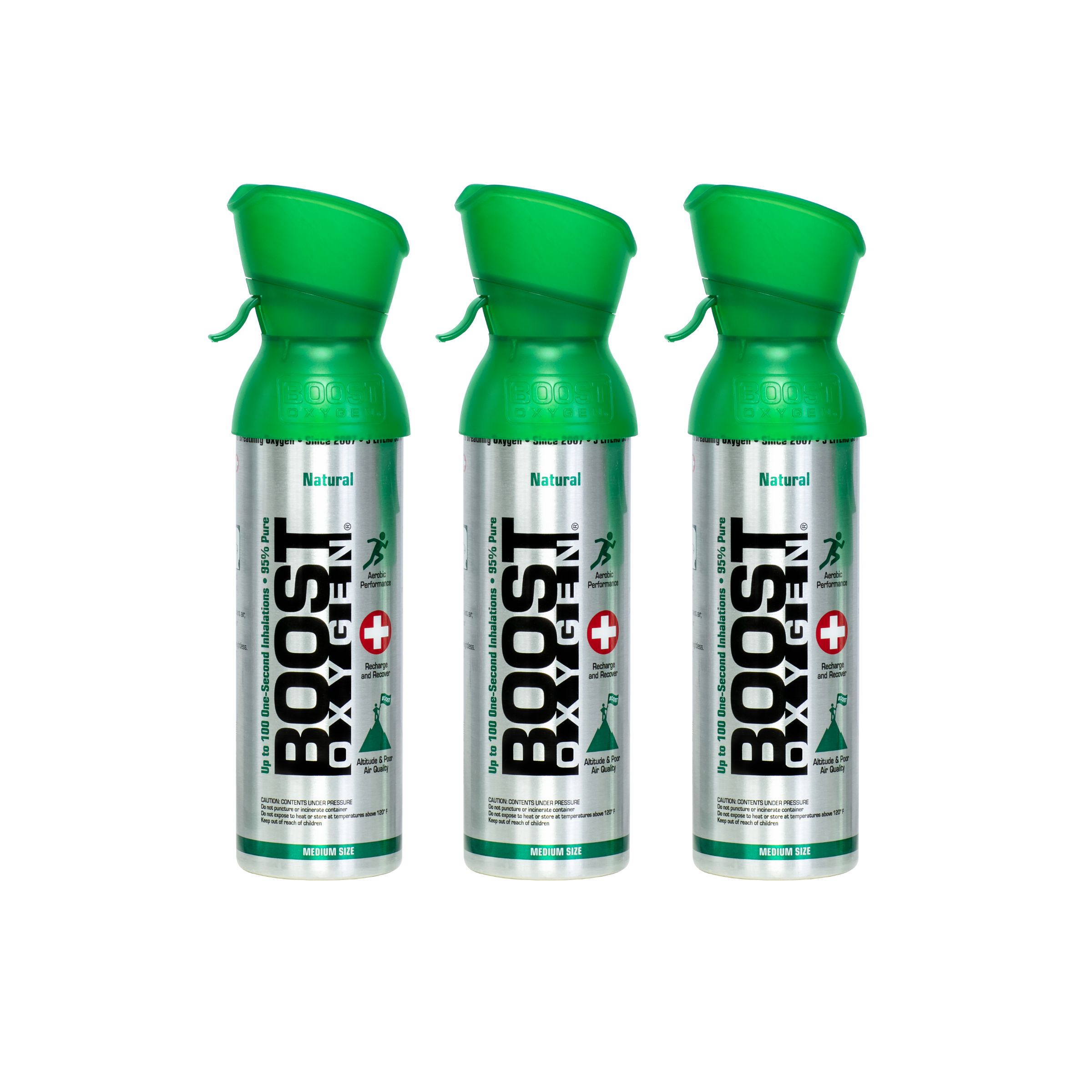 Boost Oxygen Natural Portable 10 Liter Oxygen Variety Canister (8 Pack ...