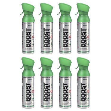 Boost Oxygen Natural Portable 10 Liter Pure Canned Oxygen Canister (6 ...