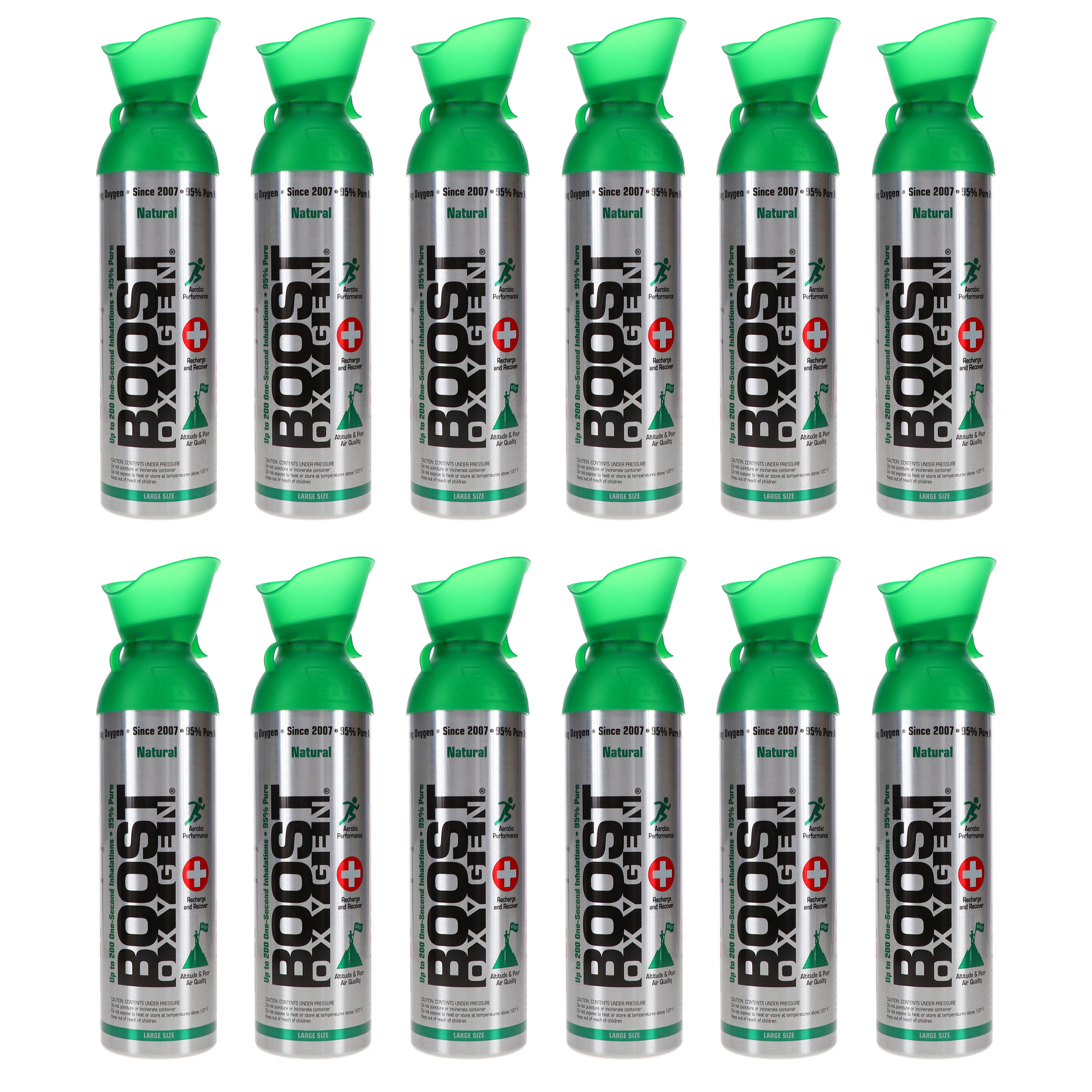 Boost Oxygen Natural Large 10 Liter 12 Pack - Walmart.com