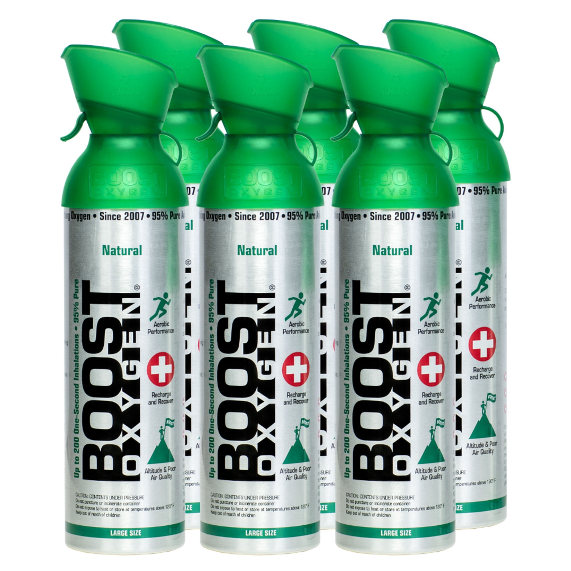 Boost Oxygen Personal Pocket Size 10 Liter Pure Canned Oxygen Canister ...