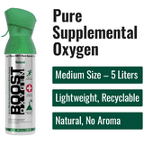 Boost Oxygen - Personal Portable Canister - Natural Respiratory Support, 5 Liters Model 601 ...