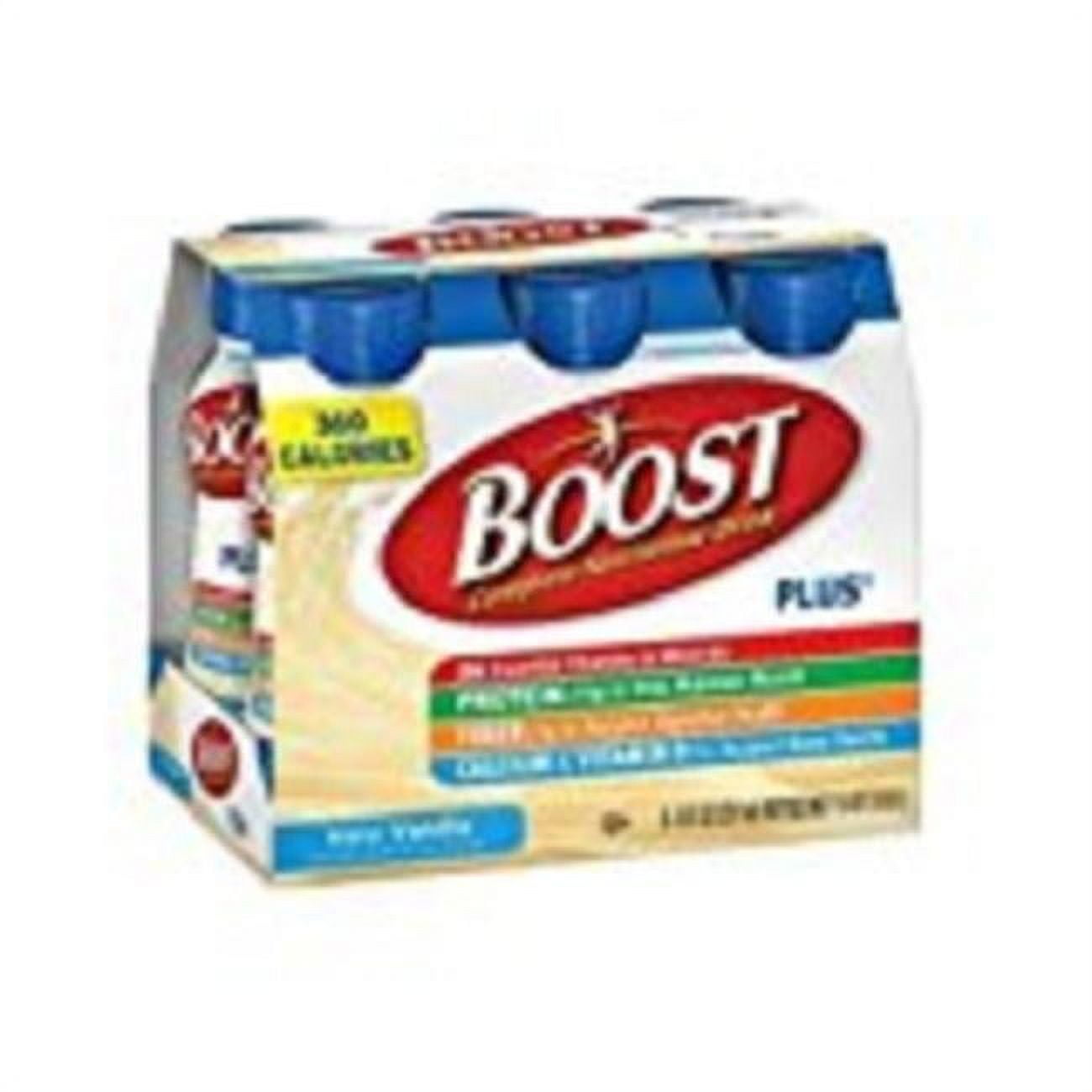 Boost Plus High Protein, Calorie & Fiber Complete Nutrition Drink, Very ...