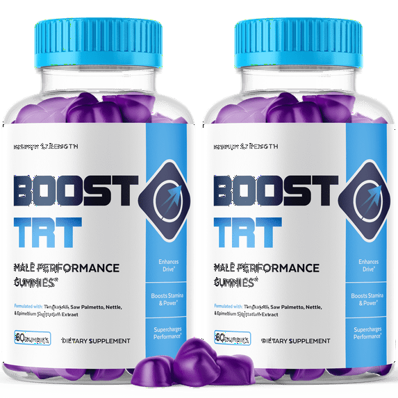 Boost TRT Gummies Advanced Formula All Natural Vitamin Supplement ...