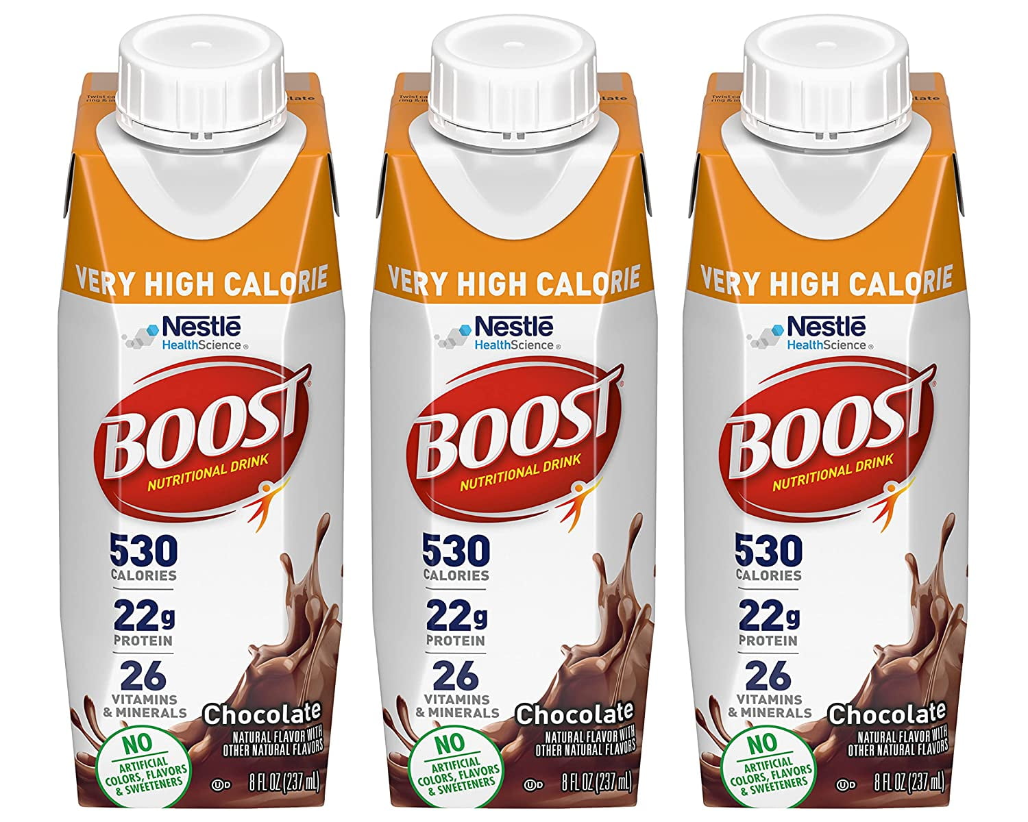 Boost High Calorie Nutritional Drink, Chocolate, High Protein with ...