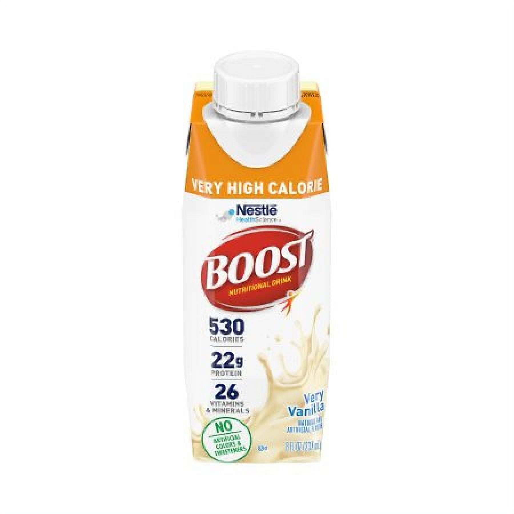 Boost Very High Calorie Vanilla Nutritional Drink, Ready to Use, 8 Oz ...