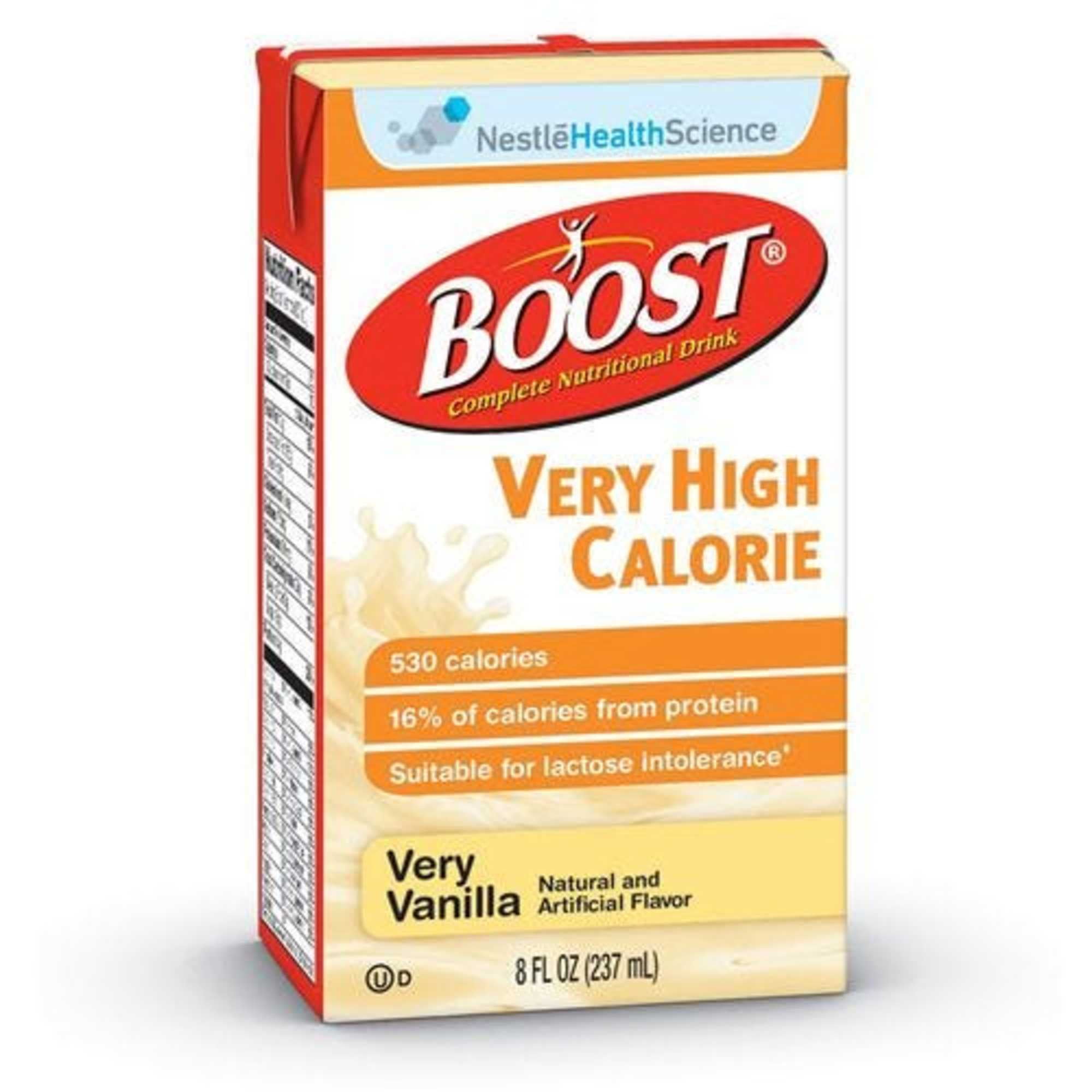 Boost Very High Calorie, Very Vanilla, 8 Fl Oz, 27 Ct - Walmart.com
