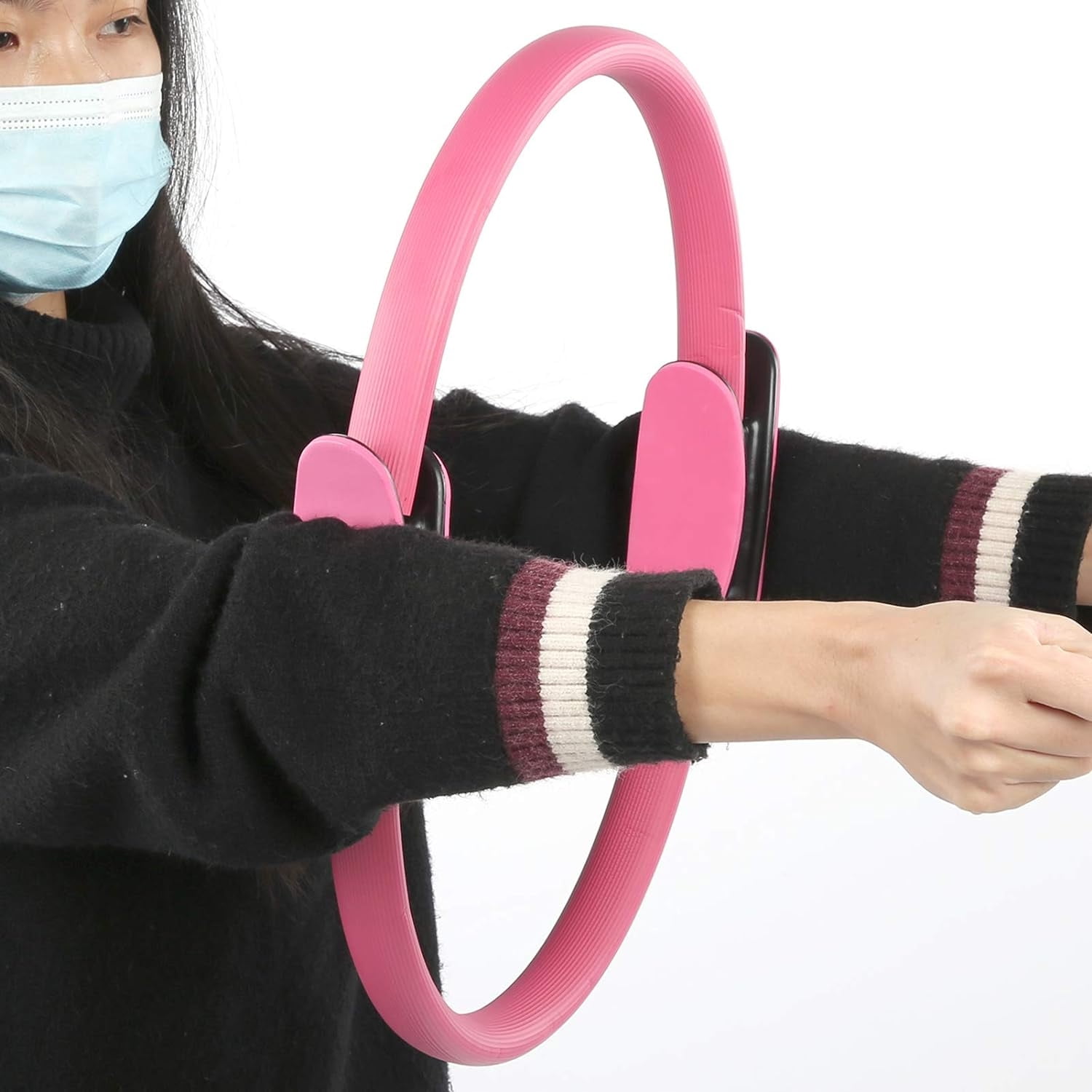 Boost your full-body workout with the Ultimate Pink Pilates Circle Ring ...