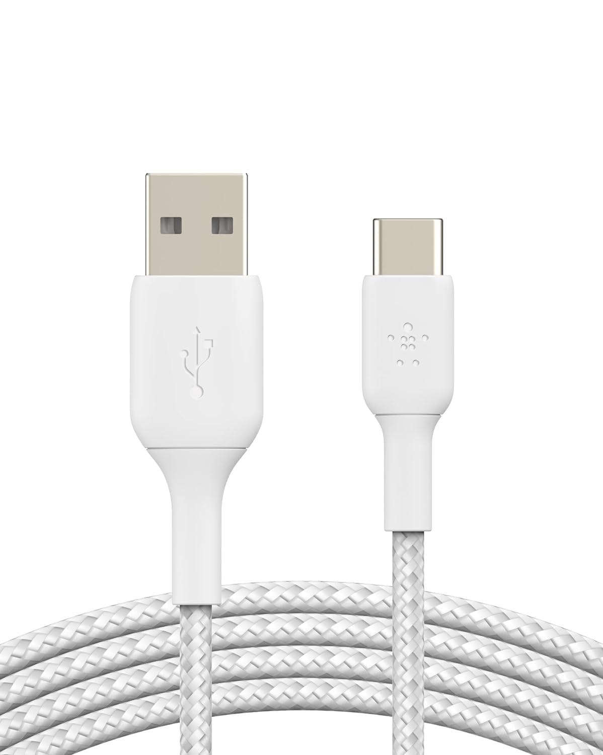 BoostCharge Braided USB-C Cable (2M/6.6ft), USB-C to USB-A Cable, USB ...