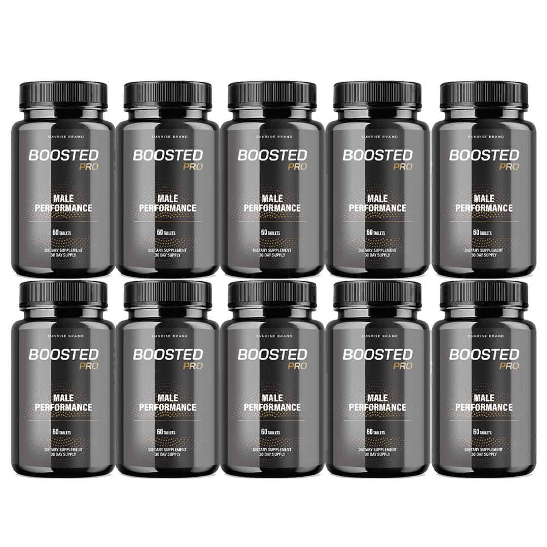 Boosted Pro Pills for Men, Supports T-Levels and Boosts Energy - 10 ...