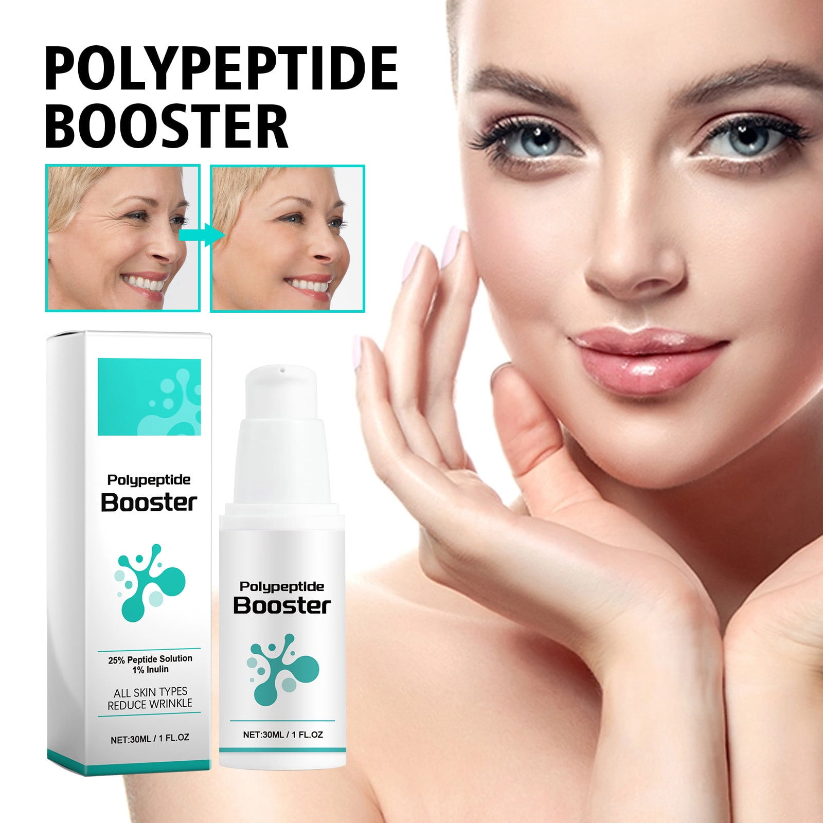 Booster 30ml Peptide Instant Effect Visible Reduction With Peptide ...