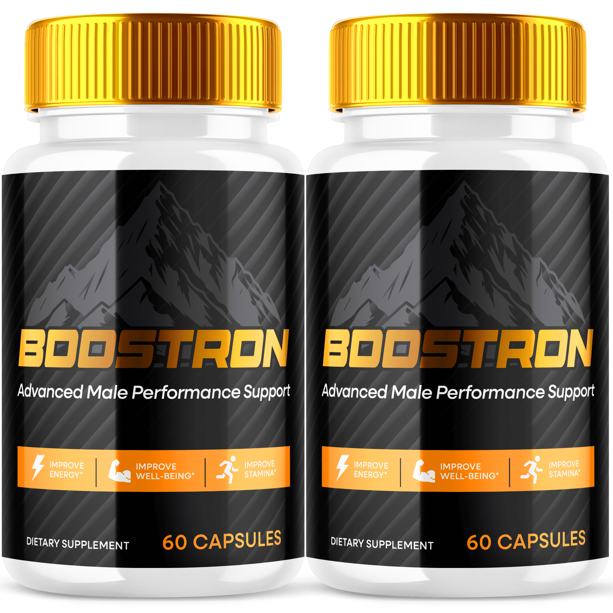 Boostron Capsules for Men Advanced Formula Support Supplement 120 ...