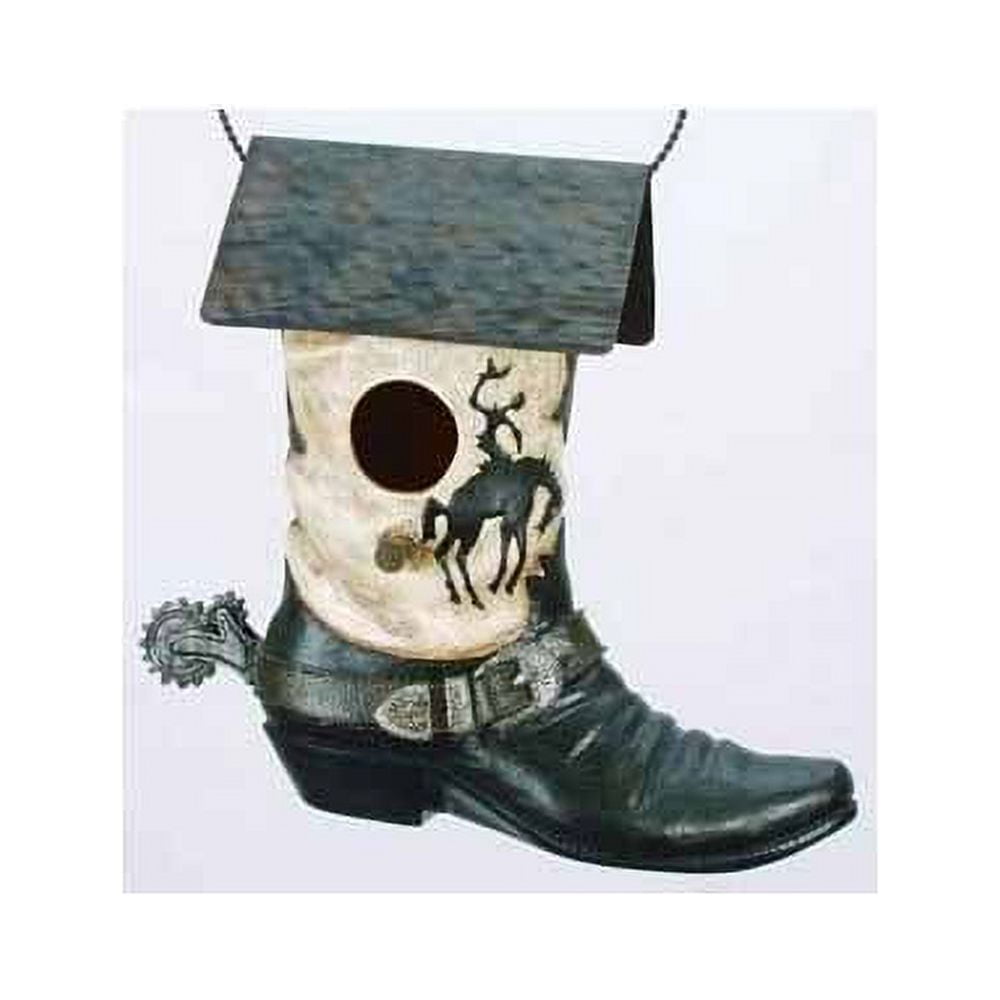 Boot Birdhouse by Spoontiques - 10385 - Walmart.com