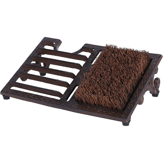 Boot Brush Scraper Outdoor, Cast Iron, Heavy Duty, Angled, Boot Cleaner ...