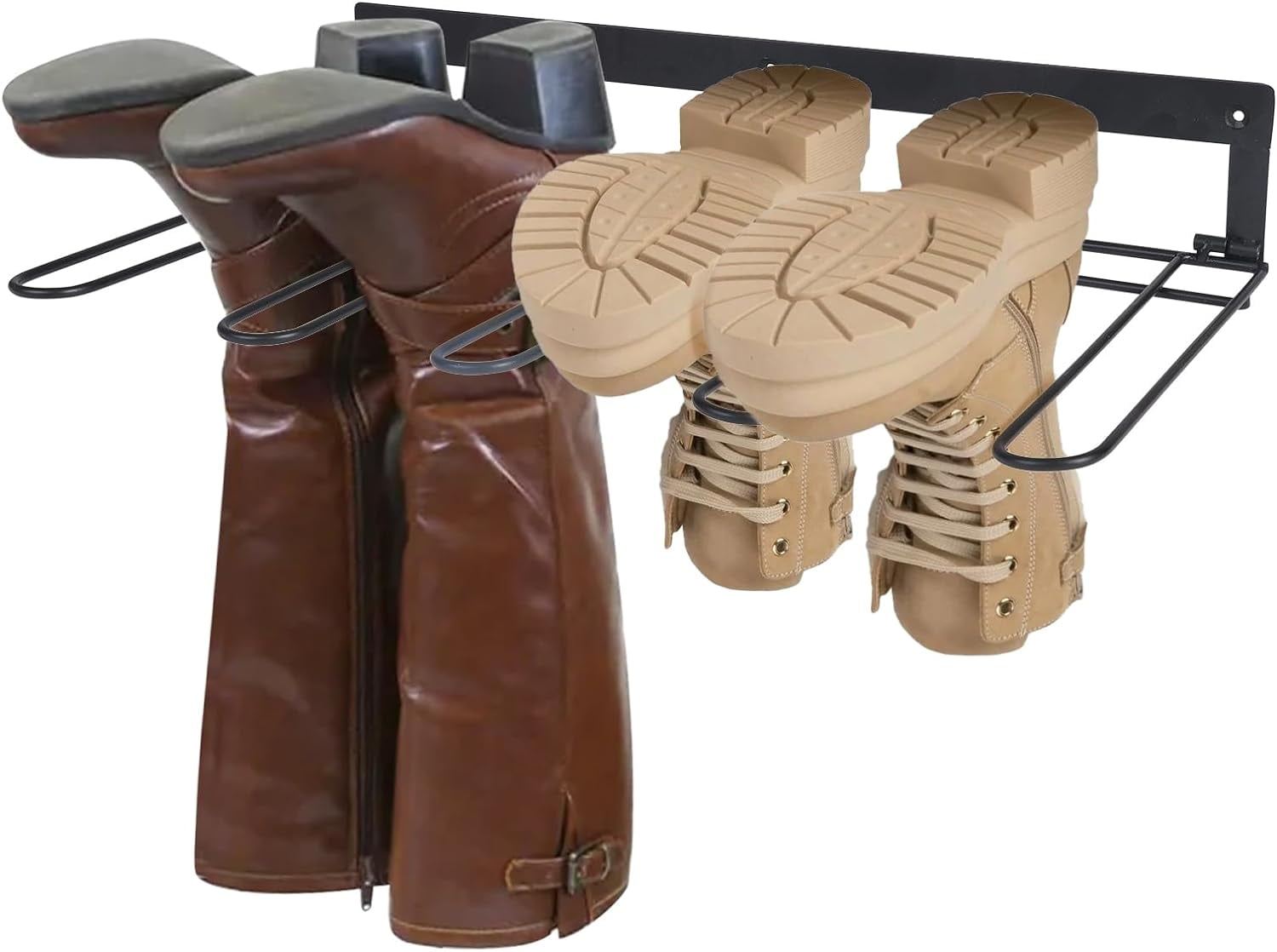Boot Drying Rack,Hanger 2-Pair Boot Rack Garage Boot Storage,Cowboy ...