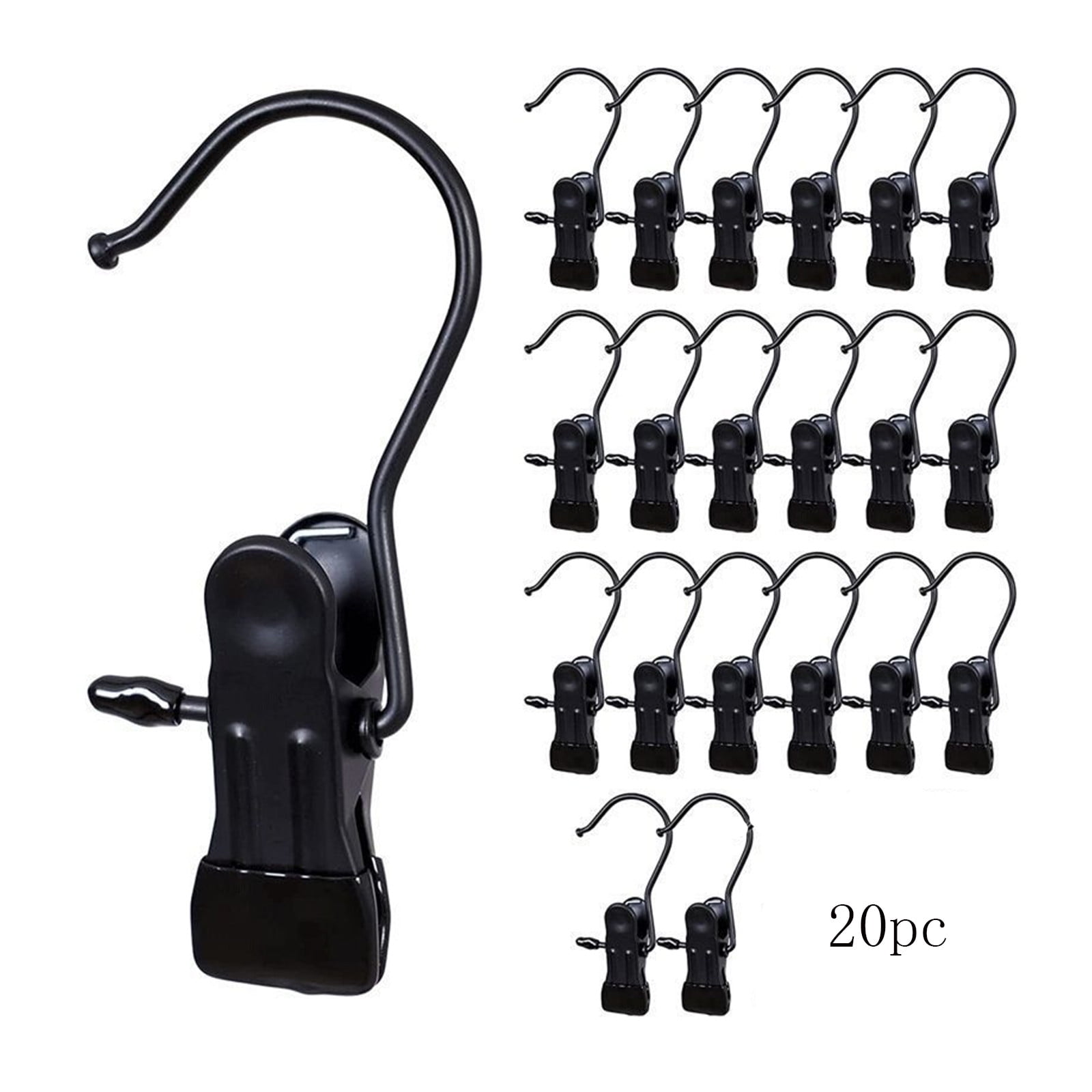 Boot Hanger for Closet, Laundry Hooks with Clips, Boot Holder, Hanging ...