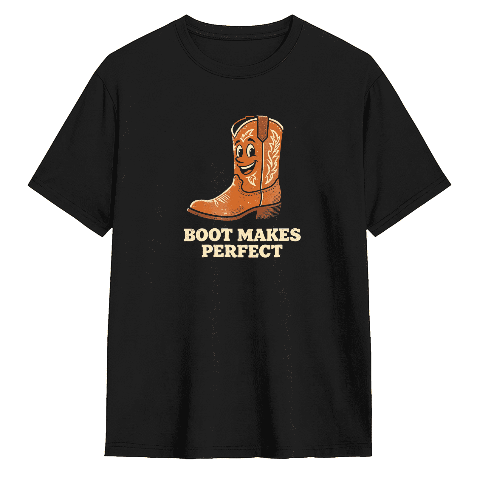 Boot Makes Perfect Cool Graphic Tee for Men and Women, Funny Workout ...