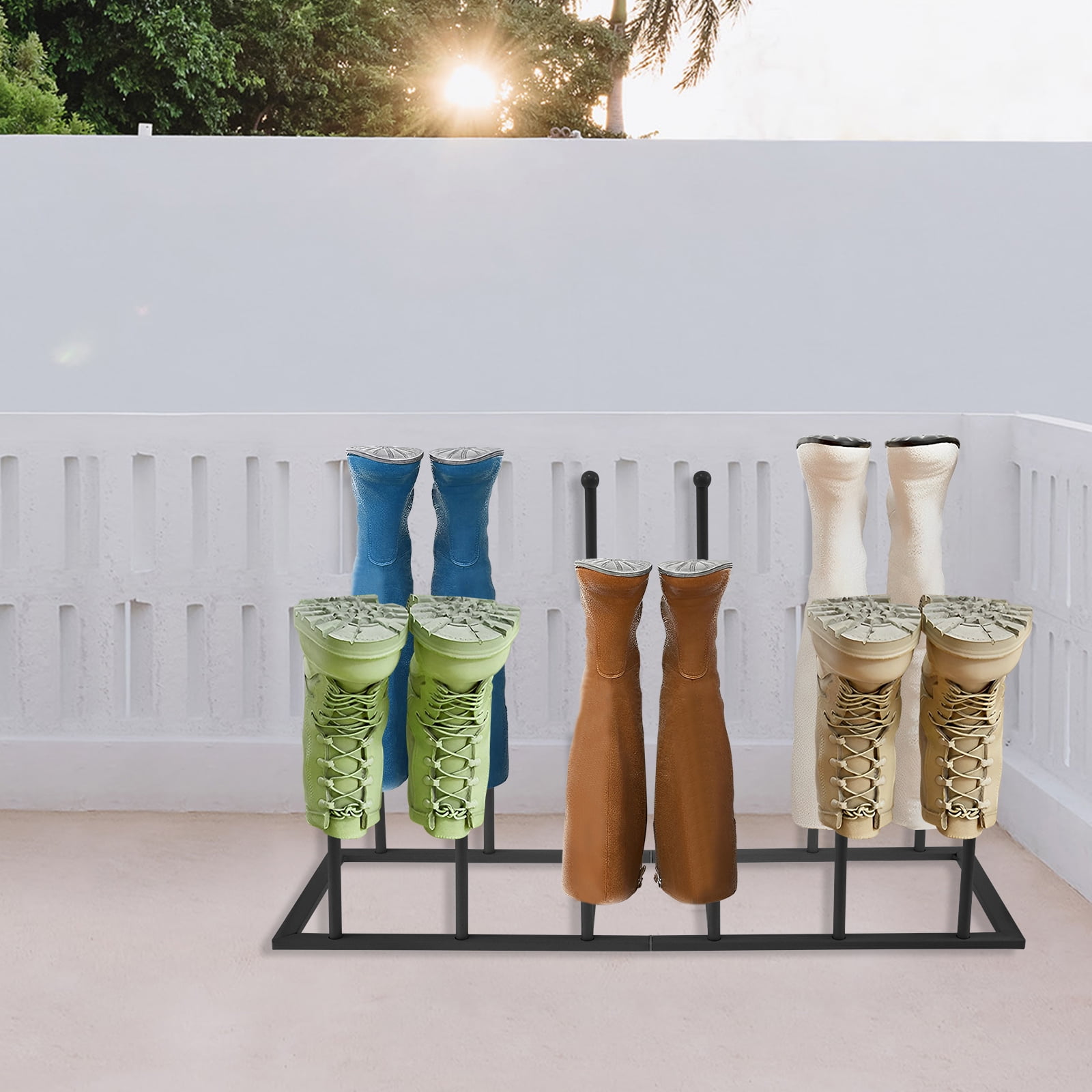 Boot Rack 17.7 Inches Boot Rack Organizer Tall Boots Stainless Steel ...