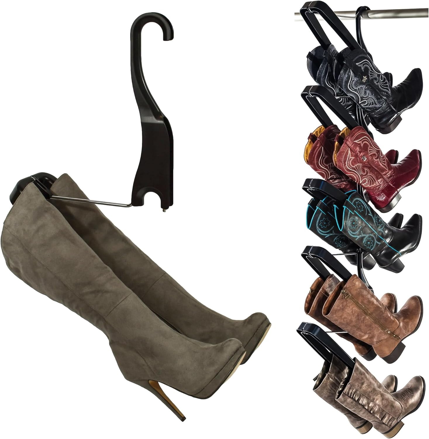 Boot Rack – As Seen On Rachael Ray – Clean Up Your Closet Floor with ...