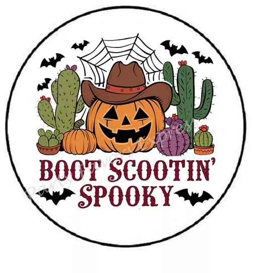 Boot Scootin' Spooky Halloween Sticker Party Favors Sticker Envelope ...