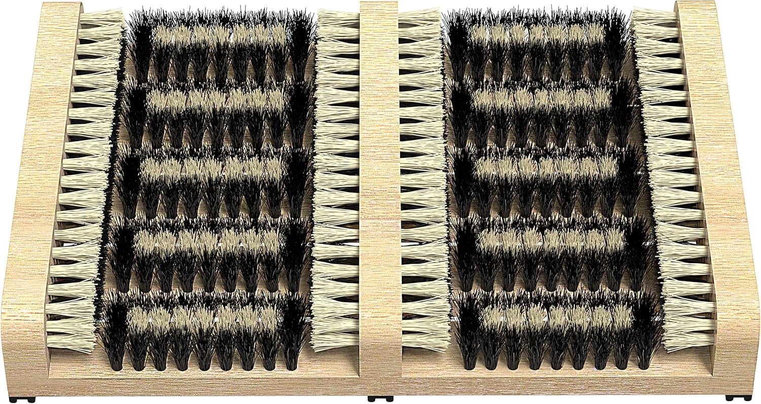SCRUBIT Boot Scraper Brush, Flat Door Scrubber Mat Shoe Cleaner, 14.2 ...