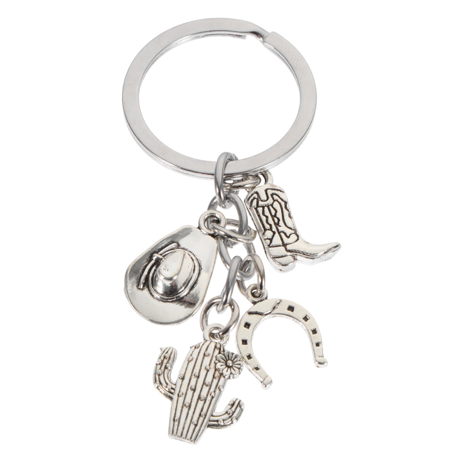 Boot Shoe Key Ring Horseshoes Keychain Cowboy Practical Bag Decoration ...