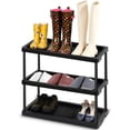 Boot Shoe Organizer Rack Plastic Boot Tray Large Waterproof Utility ...