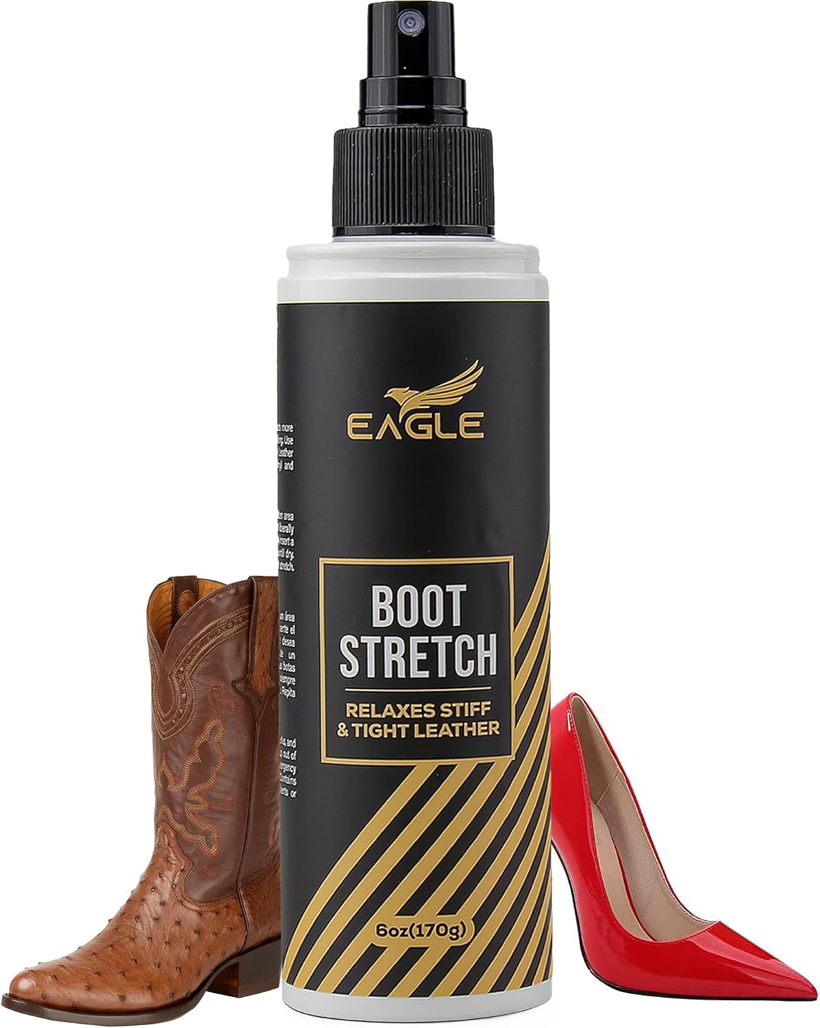 Boot Stretcher Spray(6oz) - Leather Softener for Shoes & Boots - Shoe ...