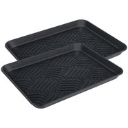 All Weather Boot Tray - Small Water Resistant Plastic Utility Shoe Mat ...