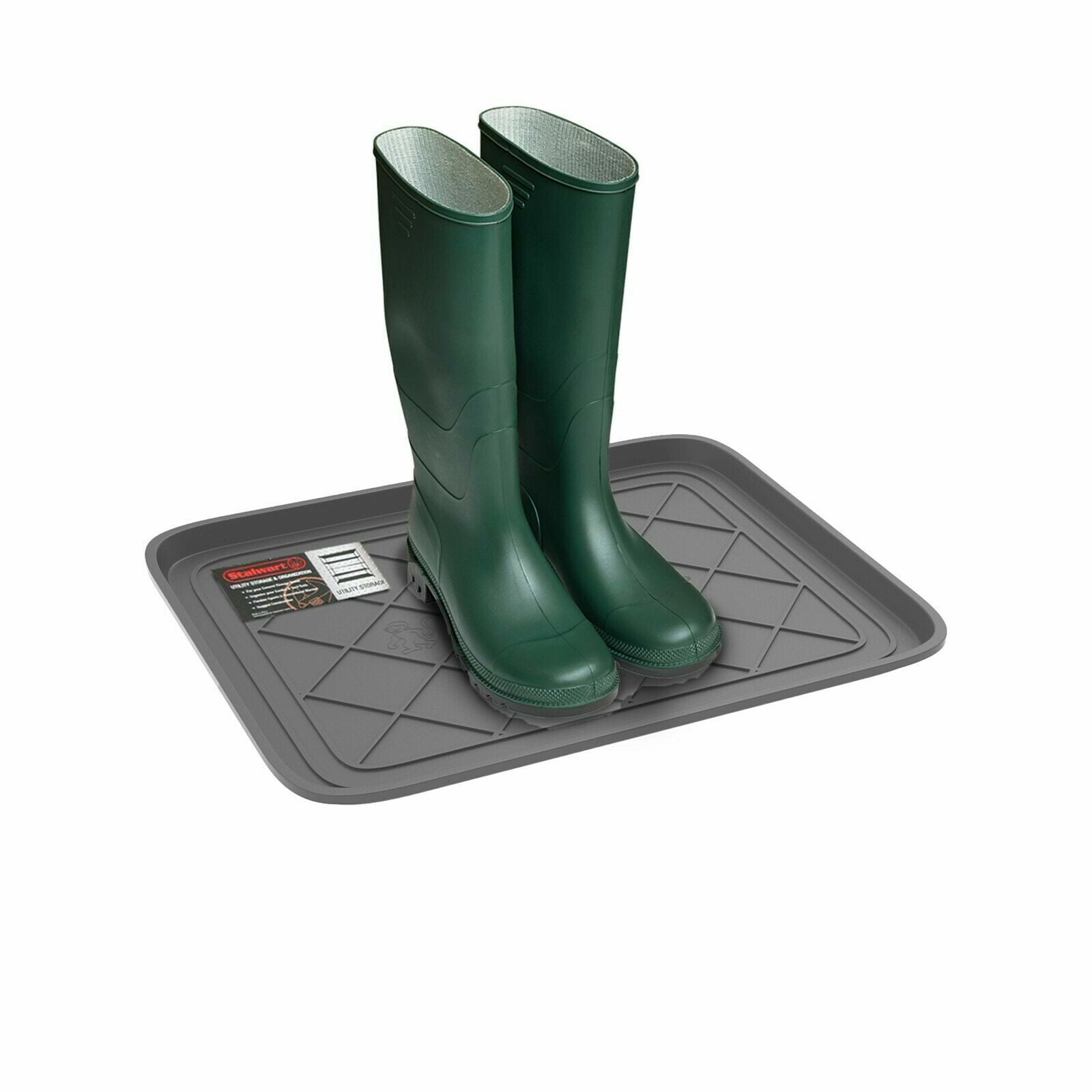 Boot Tray Muddy Shoes Plastic Tray Drip Catch Keep Floors Clean 15.5 x ...