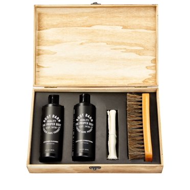 Free Shipping! FootMatters Shoe Shine Valet Box - Hardwood Boot & Shoe ...