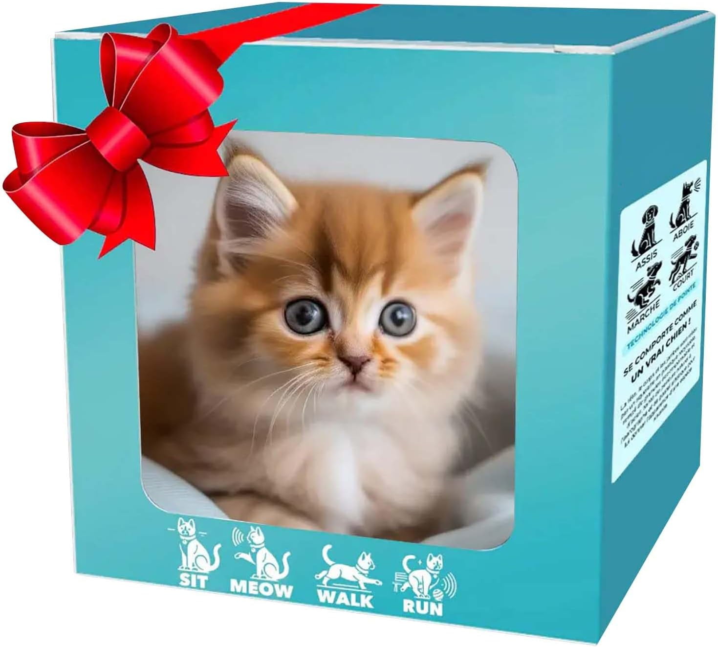 Bootesun 2025 Realistic Funny Robot Cat, Interactive Ai Robotic Plush ...