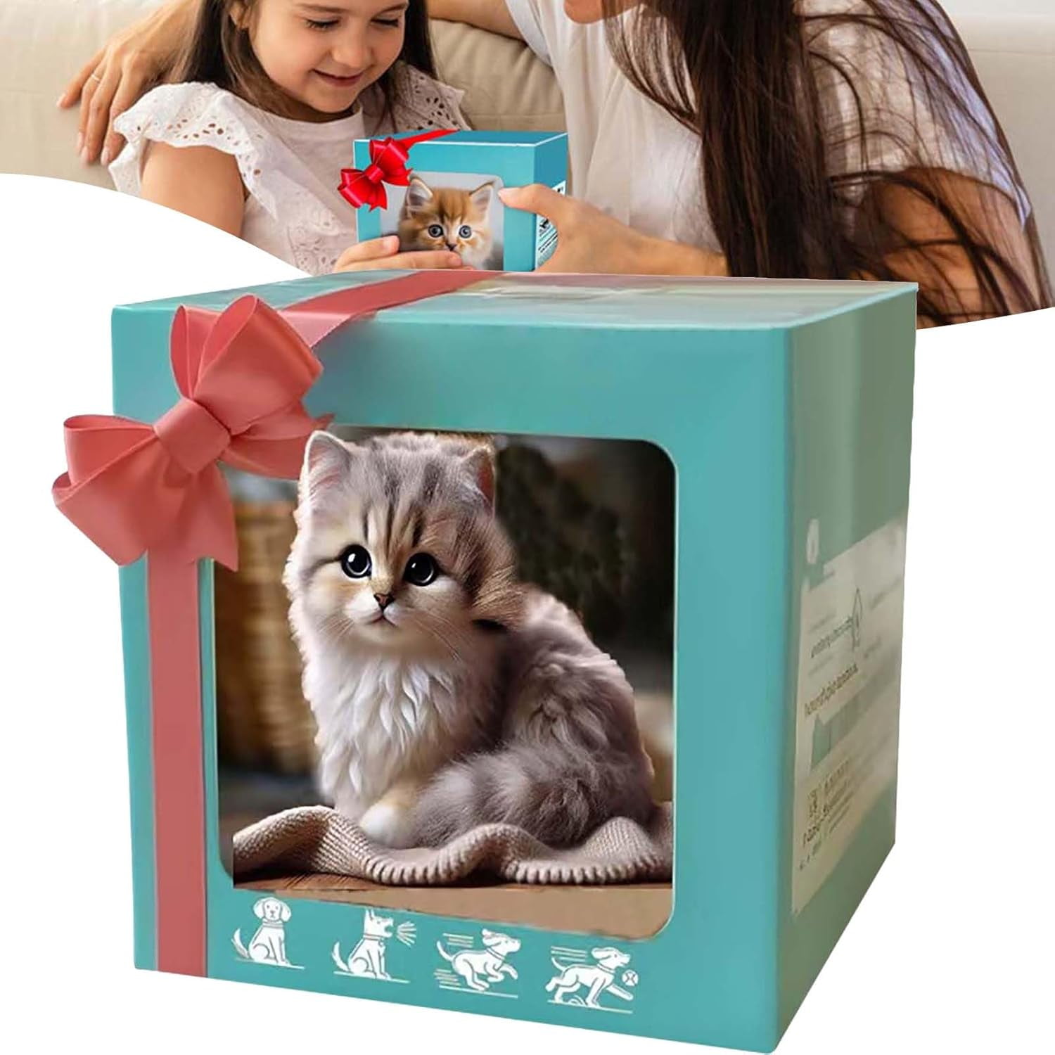 Bootesun 2025 Realistic Kawaii Robot Plush Cat, Lifelike Companion Pets ...