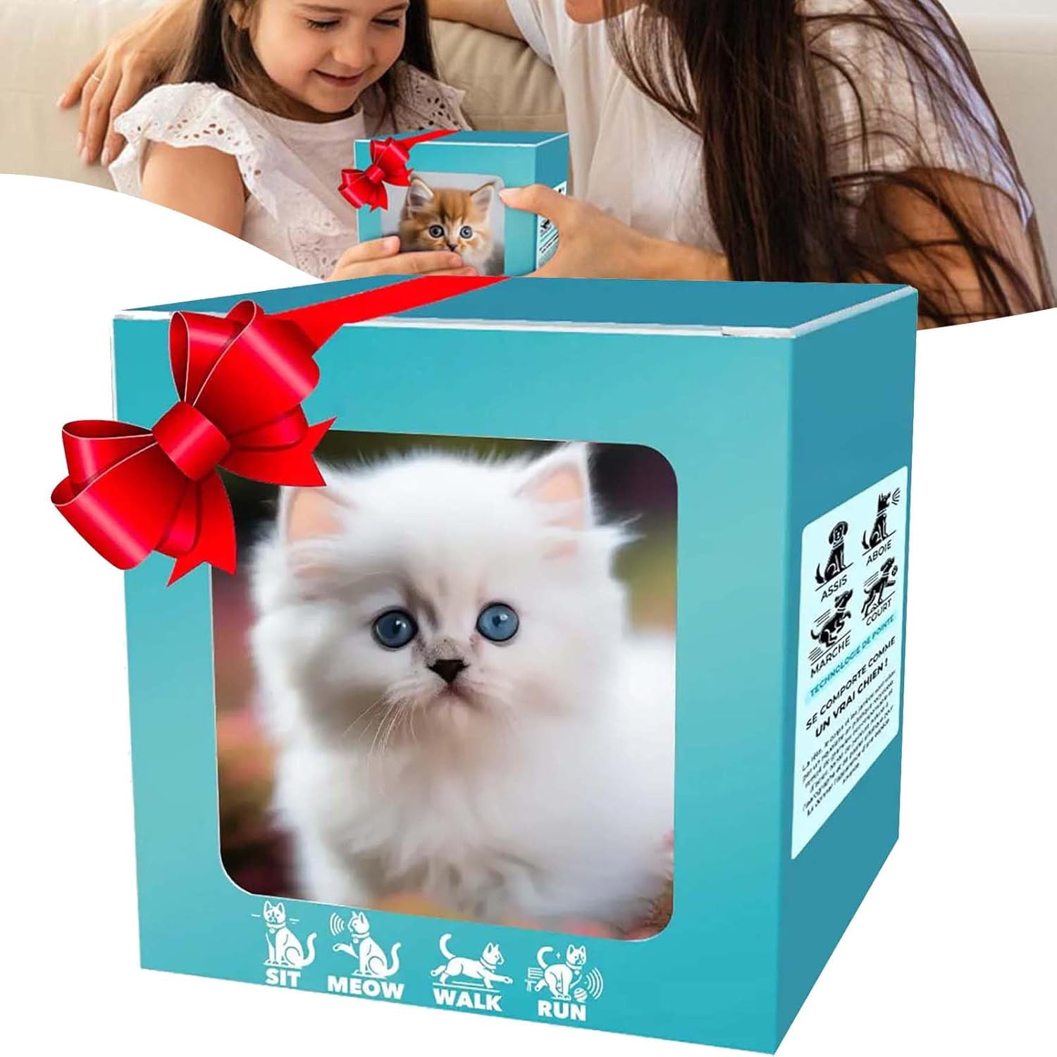 Bootesun 2025 Realistic Kawaii Robot Plush Cat, Lifelike Companion Pets ...