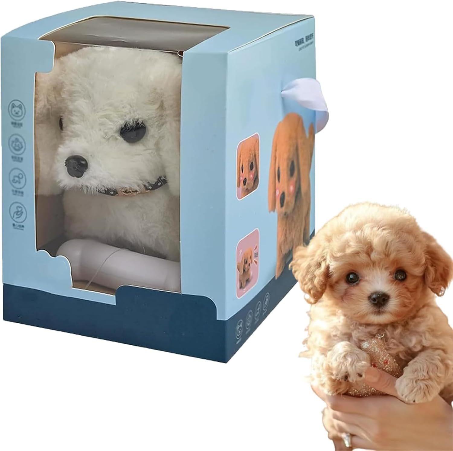 Bootesun 2025 Realistic Robot Plush Puppy, Lifelike Companion Cute Pets ...
