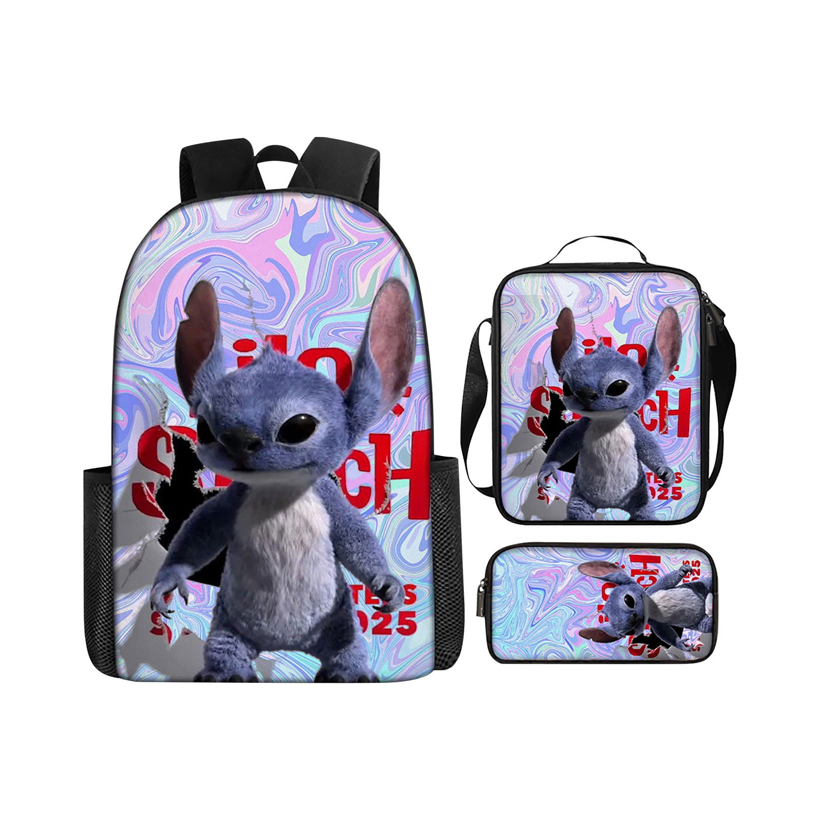 Bootesun 3D Lilo & Stitch School Bag, Comfort Stitch Cartoon Large ...