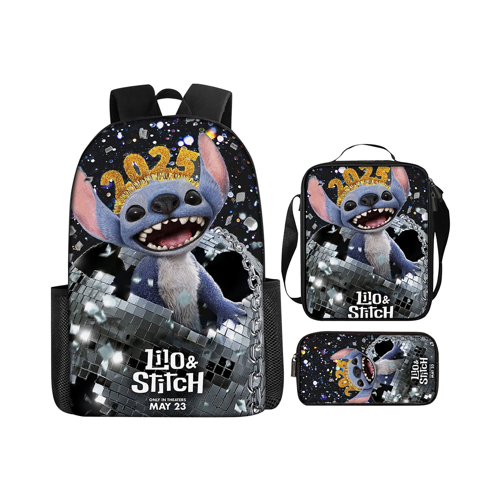 Bootesun 3D Lilo & Stitch School Bag, Comfort Stitch Cartoon Large ...