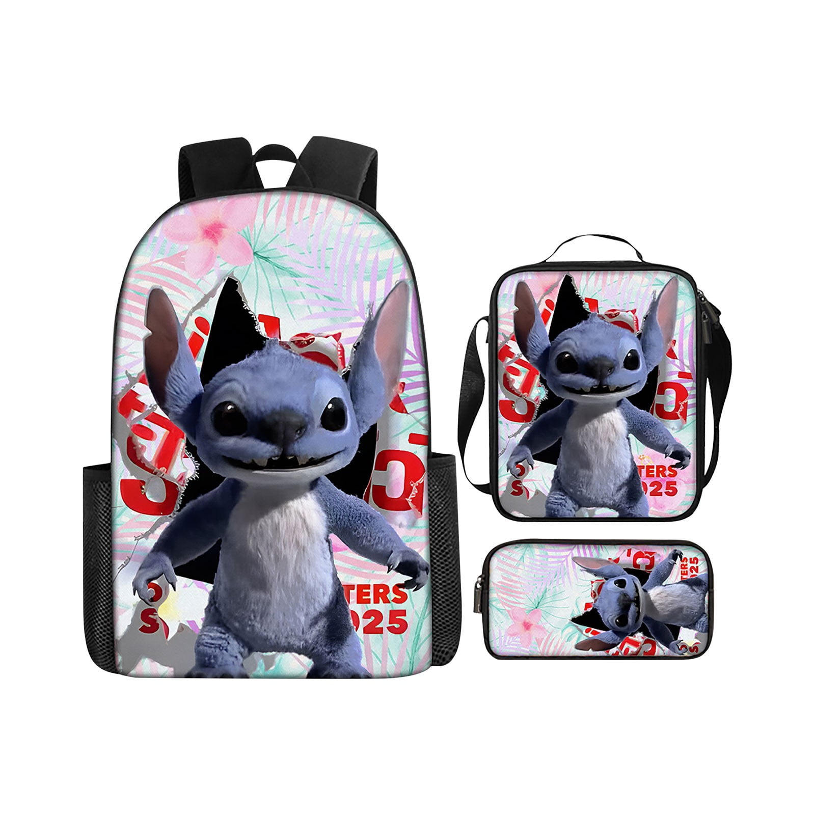 Bootesun 3D Lilo & Stitch School Bag, Comfort Stitch Cartoon Large ...