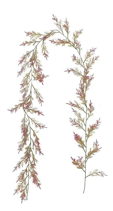 Bootesun 6FT Christmas Cedar Garland, Real Touch Pine Garlands ...